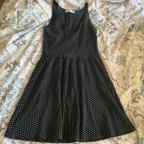 Zara | Dresses | Zara Black Polka Dot Mini Dress | Poshmark